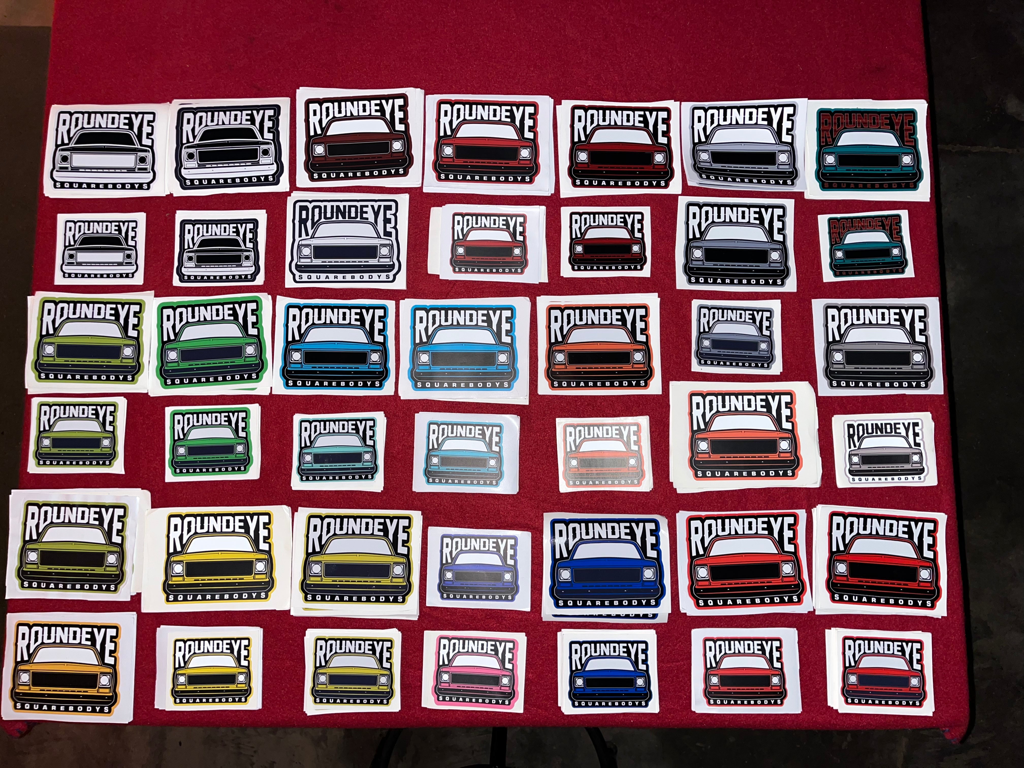 Roundeye Stickers – New Boyz Squarebody Rescue