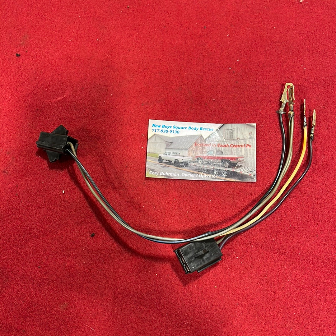 Pigtail, Wiper Motor Pigtail 1985 - 1988 – New Boyz Squarebody Rescue