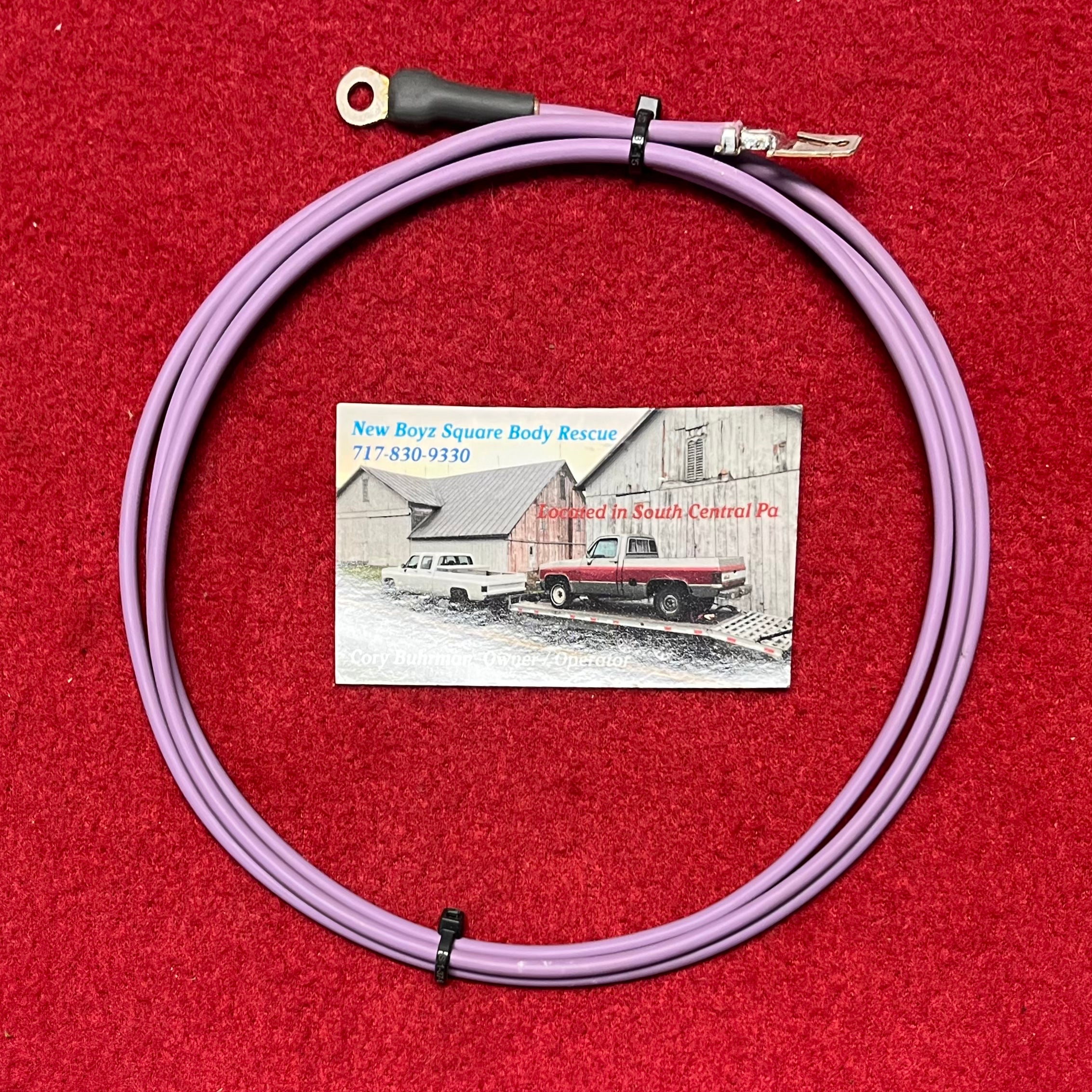 Lead M, Starter Solenoid Lead Violet Bulkhead - Starter Solenoid 60 ...