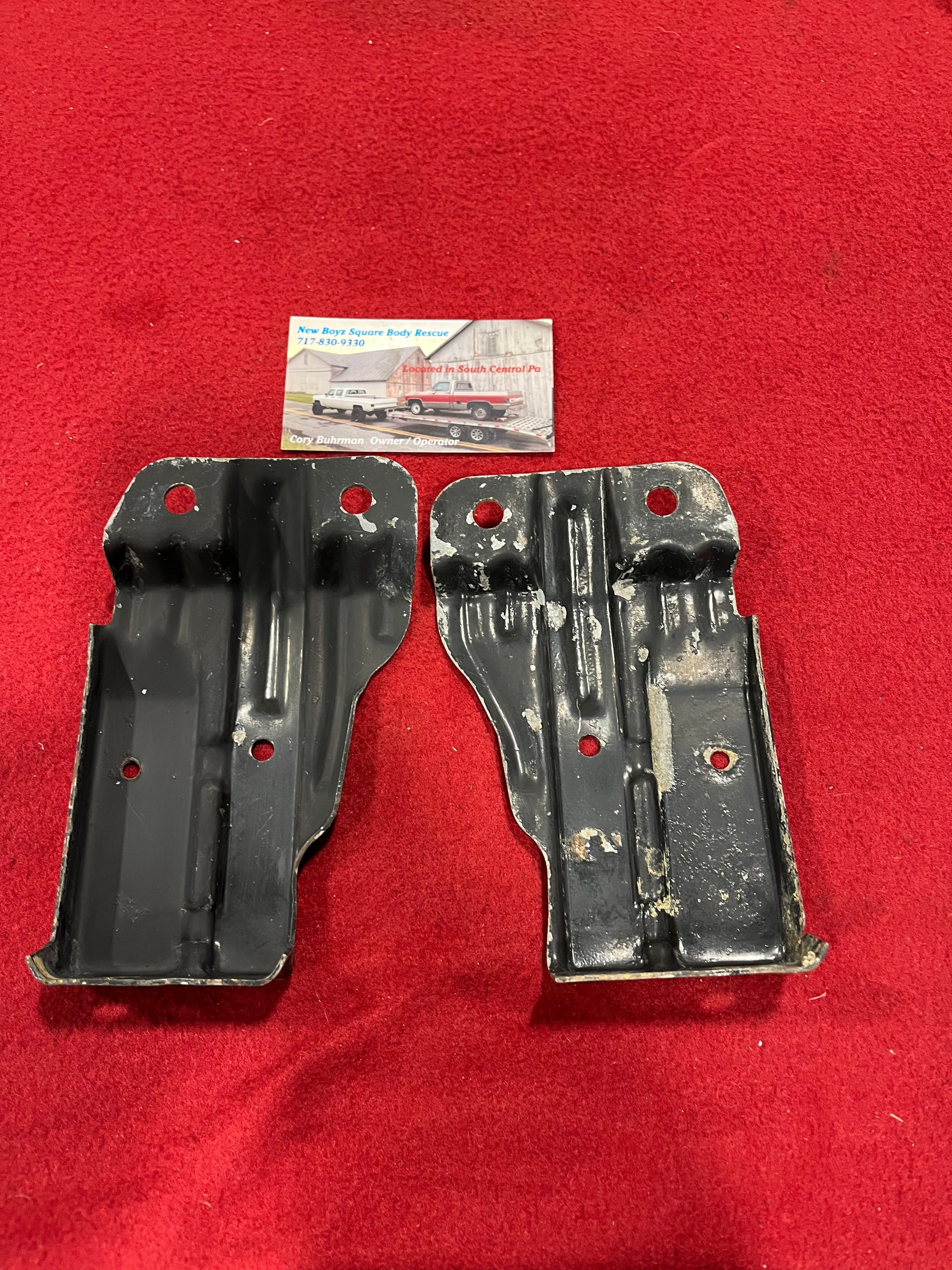 Upper Radiator Bracket Set 6.2L Diesel Square Body Chevrolet GMC CUCV ...